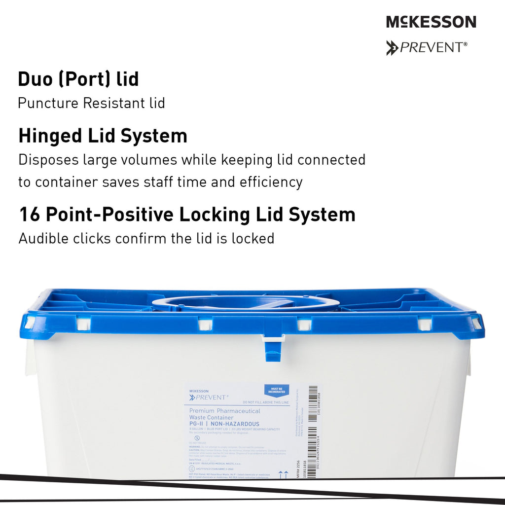 8 Gallon Pharmaceutical Waste Container for Safe Disposal - Free ...